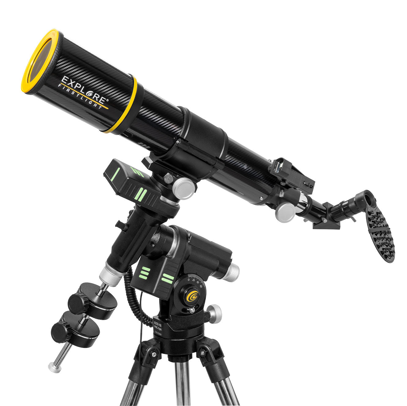 Explore FirstLight 80mm CF Telescope Go-To Tracker Combo with Solar Fi